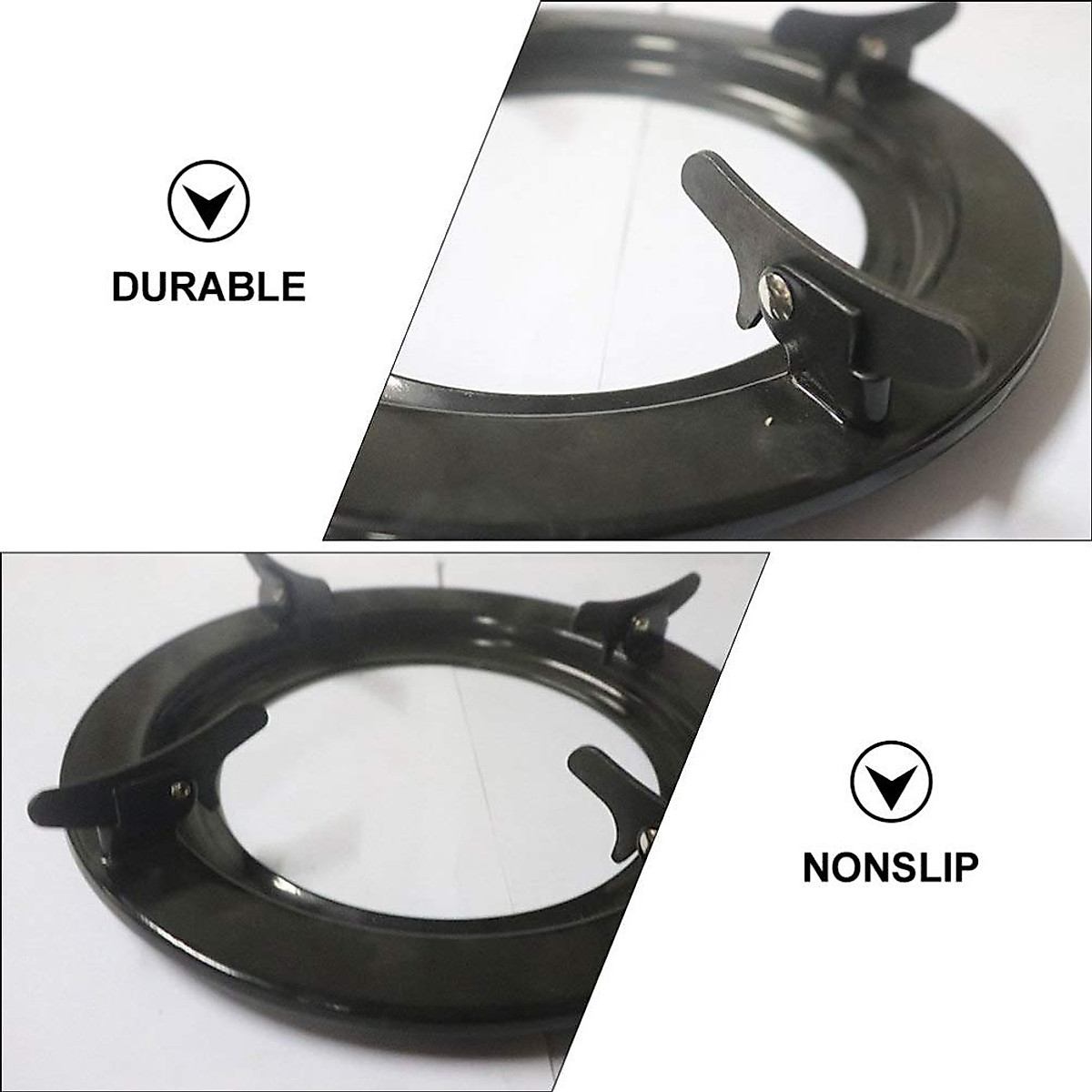 SOLUSTRE 1PC gas stove bracket Wok Support gas stove rack gas trivet wok burner Cooktop Range Pan fry pan replacement stove grates gas cooker rack gas range rack iron milk pot gas