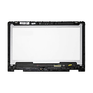 LCDOLED Replacement 13.3 inches B133HAB01.0 NV133FHM-A11 FullHD LCD Display Touch Screen Digitizer Assembly with Bezel for Dell Inspiron 13 5368 i5368 5378 i5378 5379 i5379 CD3Q3C2 (2D Webcam Holes)