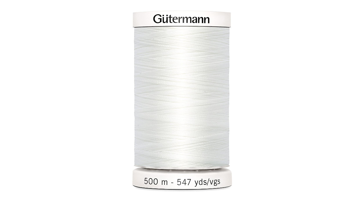 Gutermann Sew-All Thread 547 Yards Nu White - Strong, Versatile & Reliable