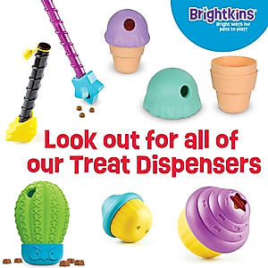 Brightkins Large Cupcake Treat Dispenser for Dogs - Interactive Dog Toys, Dog Birthday Toy for All Breeds