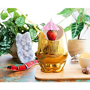 Geeki Tikis Indiana Jones Golden Idol Ceramic Mug | Holds 24 Ounces