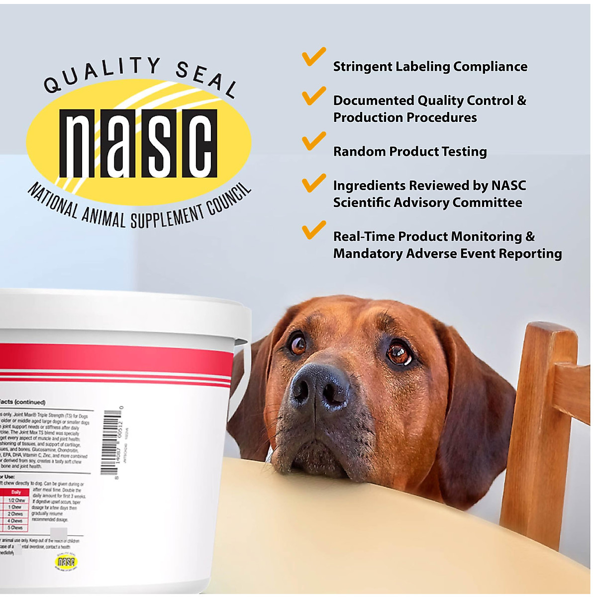 PHS Joint MAX Triple Strength (TS) Soft Chews for Dogs - Glucosamine, Chondroitin, MSM - Vitamins, Minerals, Antioxidants- Hip and Joint Support for Dogs - Made in USA - 2-Pack - 480 Soft Chews