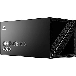 NVIDIA GeForce RTX 4070 Founder's Edition (FE) Graphics Card - Titanium and Black (900-1G141-2544-000)