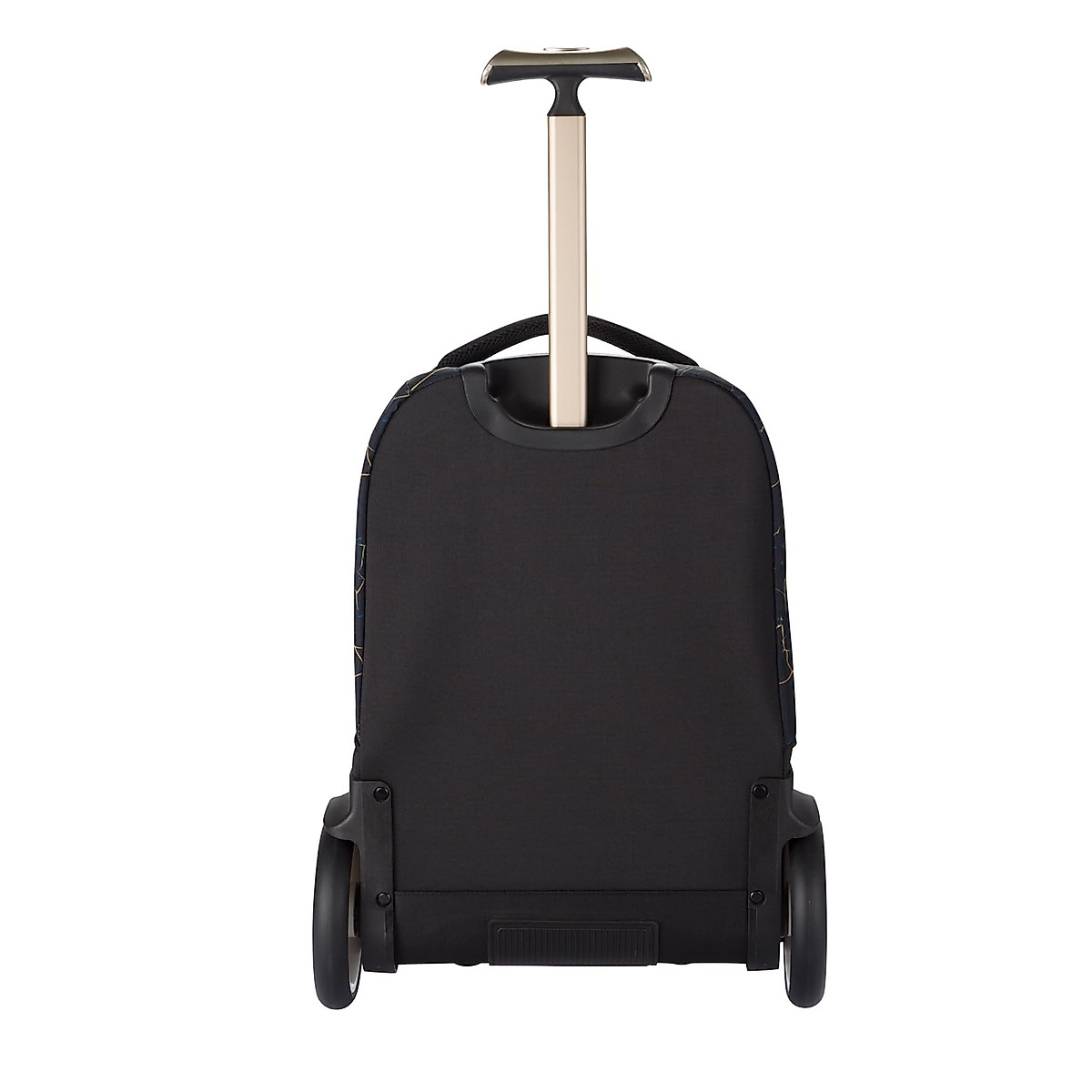 UNIKER Rolling Laptop Bag for 14 Inch Laptop,19 Inch Roller Bookbag for Teens,Roller Travel Bag,Suitcase on Wheels,Wheeled Bookbag,Trolley School Bag,Schoolbag with Wheels Black Cat Butterfly…