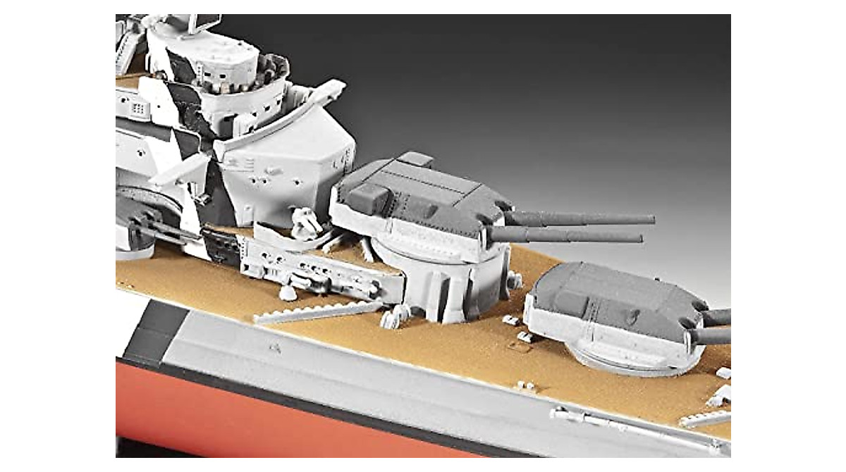 Revell Germany Bismarck Model Kit - Detailed WWII Battleship Replica