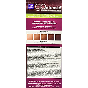SoftSheen-Carson Dark and Lovely Ultra Vibrant Permanent Hair Color Go Intense Hair Dye for Dark Hair with Olive Oil for Shine and Softness, Passion Plum