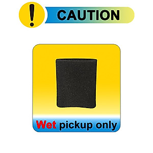 SpaceTent 5 Pack VFF21 Foam Filters for Most Vacmaster 2.5 to 5 Gallon Wet/Dry Vacs, Armor All 2.5 Gallon Vacs AA255, AA256, VOM205P 0901 and 4 Gallon Vac VO408S 0901.