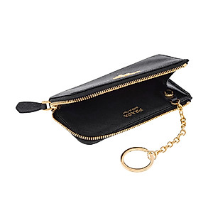 Prada Portachiavi Ganci Nero Black Vitello Move Leather Keyholder Wallet 1PG604