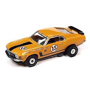Auto World SC357-2 Thunderjet Pamelli Jones 1970 Ford Mustang HO Scale Slot Car