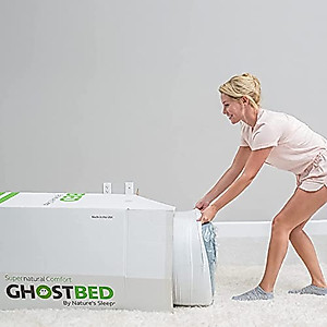 GhostBed Luxe 13 Inch Cool Gel Memory Foam Mattress - Cooling Technology & Comforting Pressure Relief, Queen