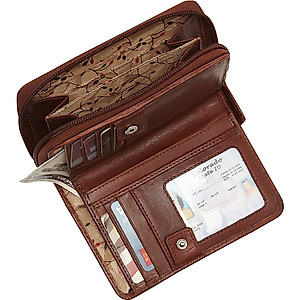 Mancini Leather Goods Casablanca Collection: Ladies’ Extra-Small RFID Clutch