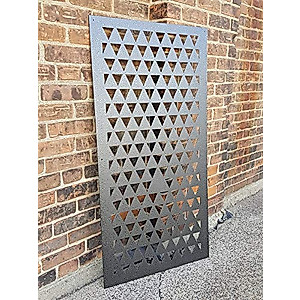 Triangle1US - Privacy Screen Metal Garden Fence Decor Art