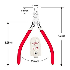 P.I.T. 4.8 Inch Model Nipper, Single Blade Gundam Nipper with Non-Slip Grip, Sprue Cutter Hobby Nippers,Model Kit Nippers for Plastic Gunpla Model Building