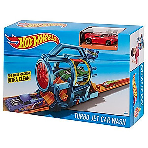 Hot Wheels Turbo Jet CAR WASH Play Set