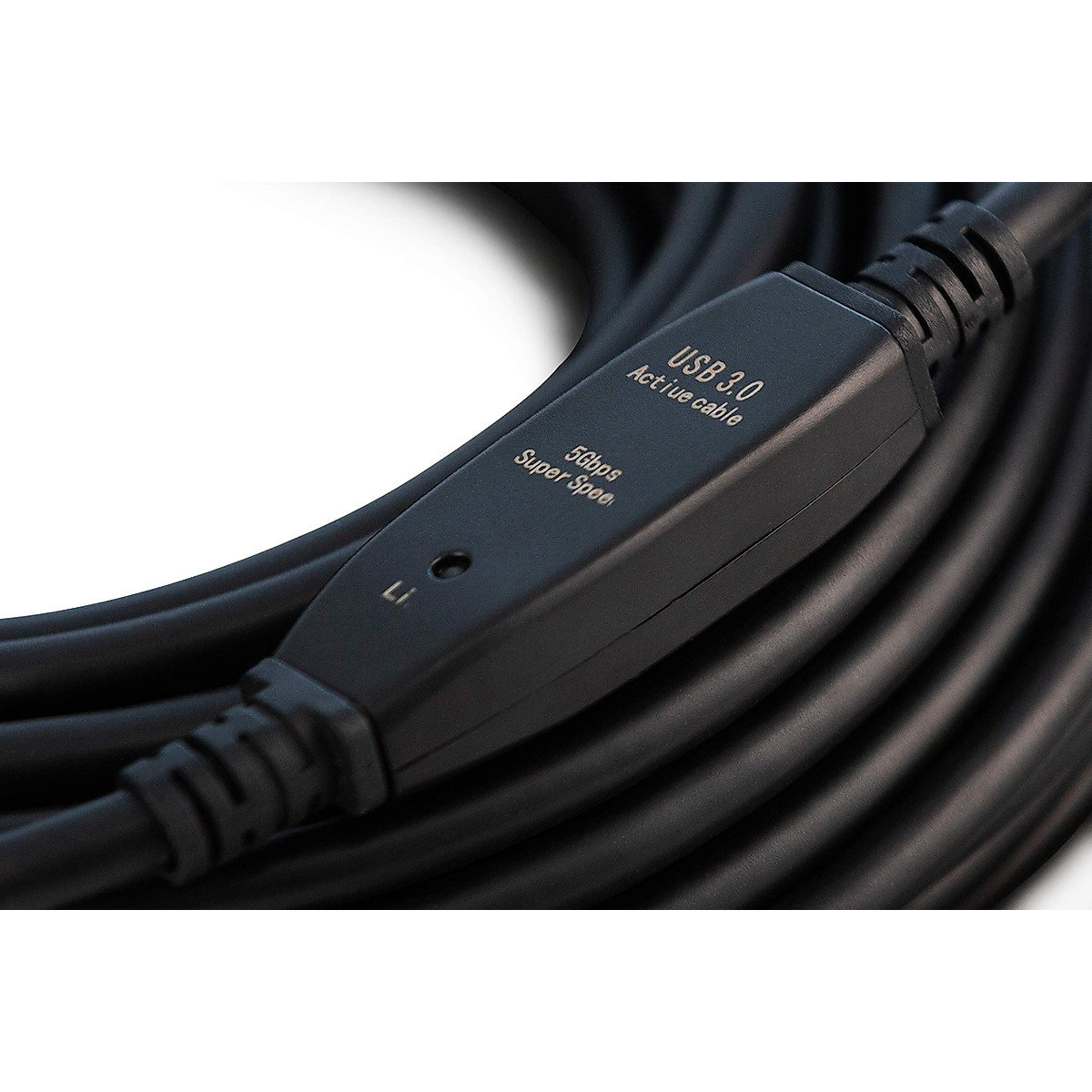 MutecPower 50 Feet Active USB Extension Cable 3.0 Male to Female with 2 Extension chipsets Signal Booster - Active Extension/Repeater Cord 15 Meters / 50 Feet (AC Power Supply Included)