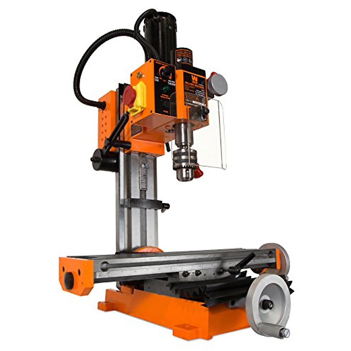 WEN 33013 4.5A Variable Speed Single Phase Compact Benchtop Milling Machine with R8 Taper