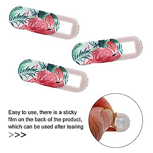 OSALADI Webcam Privacy Cover Computer Webcam Cover 3pcs Webcam Privacy Covers Flamingo Pattern Webcam Blocker for Laptop Tablet Laptop Camera Cover Laptop Camera Cover