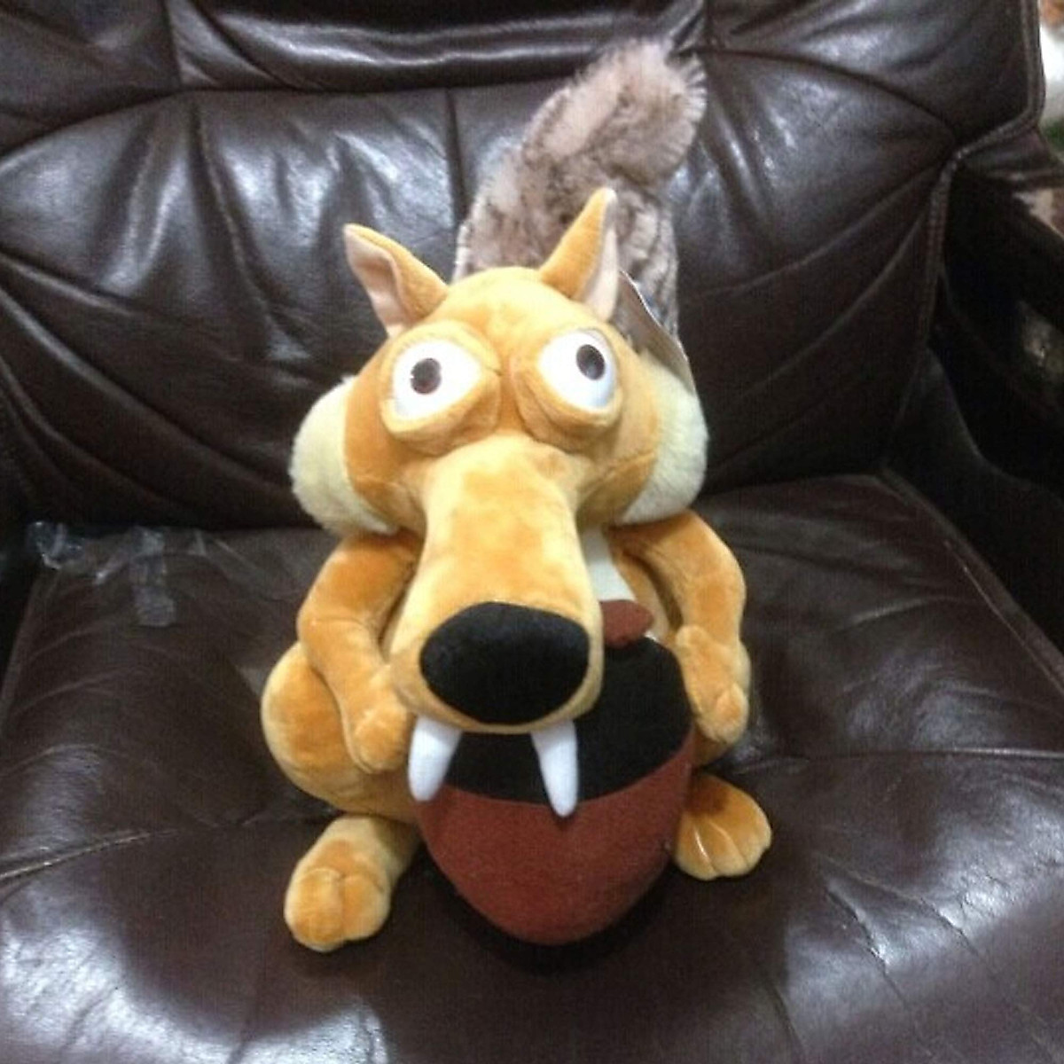 Lovely Animal Doll Ice Age 3 Scrat Squirrel Stuffed Plush Toy 7 inch for Kids Children Gift (Yellow, OneSize)