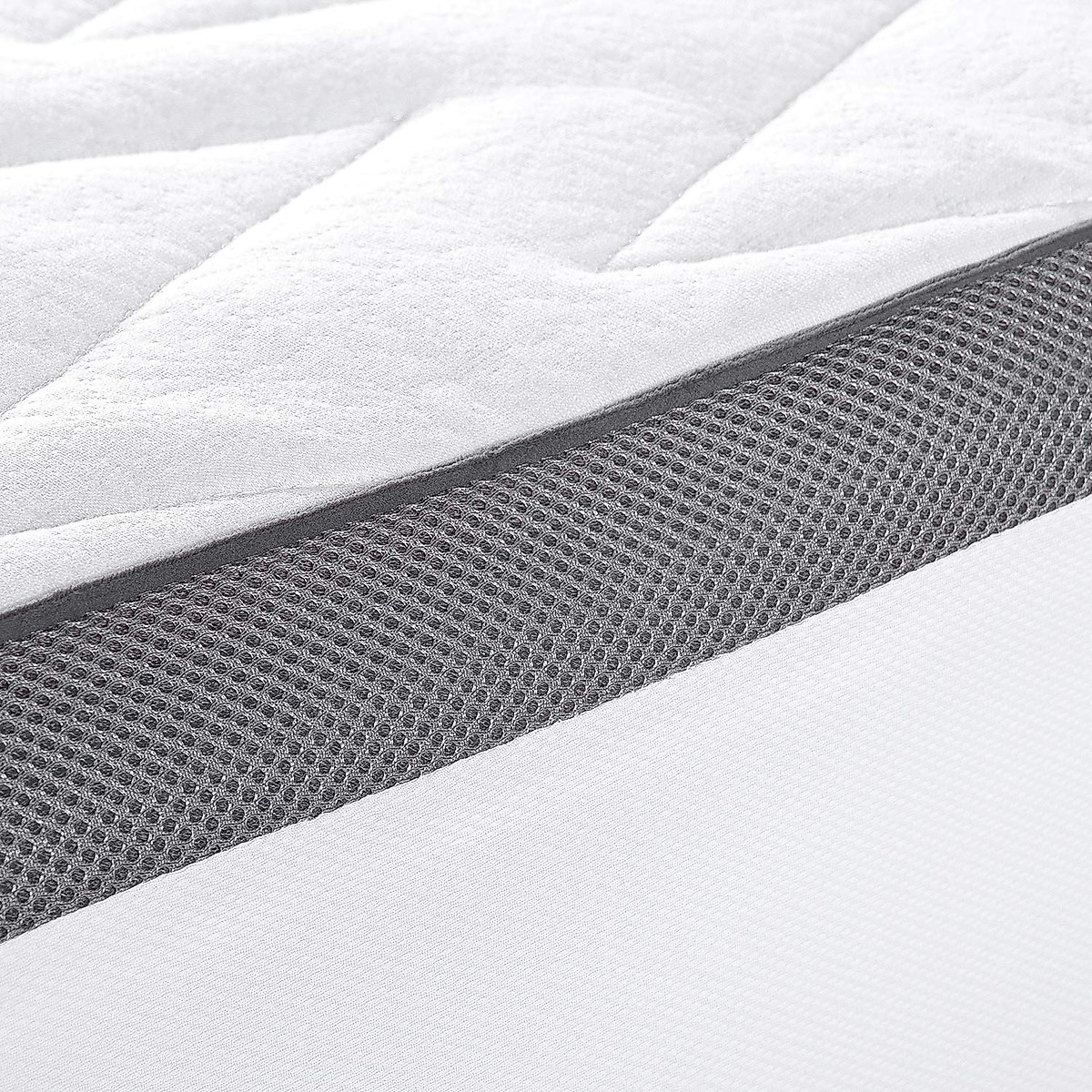 ZINUS 1.5 Inch Luxury TorsoTec Memory Foam Mattress Topper with Removable Cover, Pressure-Relieving Design, Queen