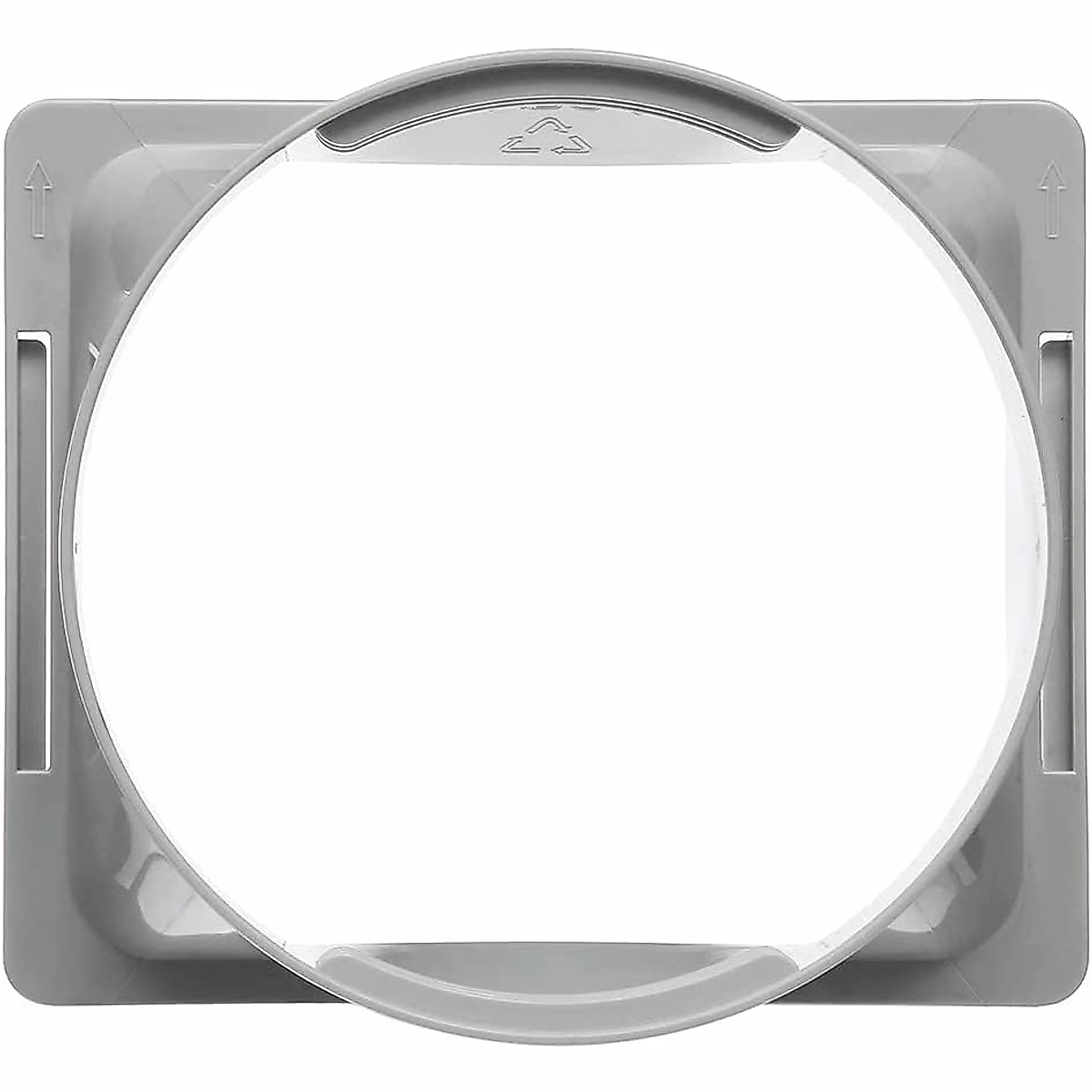 Portable Air Conditioner Exhaust Hose Coupler - 5.9 inch/6 inch AC Hose Coupler Extension, Portable Window Adapter A/C Unit Tube Connector Mobile air Conditioning Accessories (Square to Round)