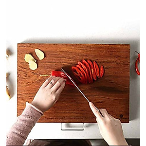 Pear Wood Chopping Board Brown 38x25x3CM