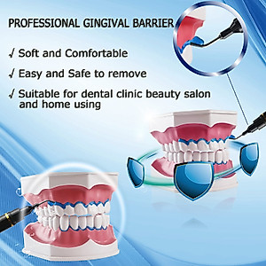 Dental Gingival Barrier Protection Gel, 10PCS 3ML Gum Protector Gel for Teeth Whitening