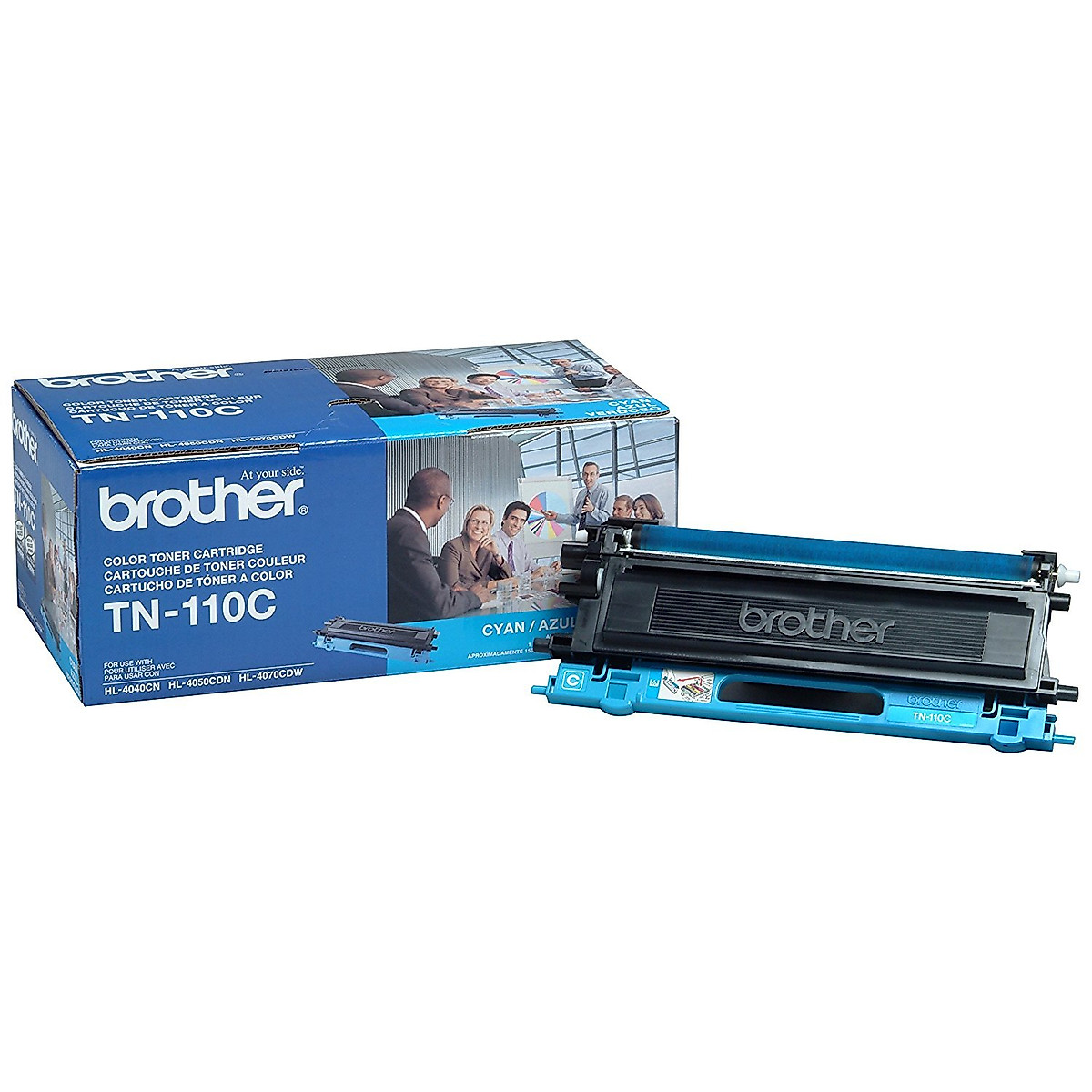 Brother TN110BK, TN110C, TN110M, TN110Y Black, Cyan, Magenta and Yellow Toner - -Cartridge Set