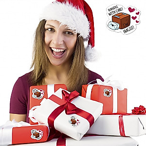 muminglong .5 Inch I’m Fragile Box Sticker, Fragile Sticker,Thank You Sticker,Small Shop Sticker, Small Business, Handmade Sticker,Packaging Sticker, 500 PCS