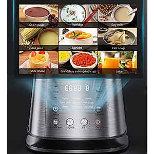 Joydeem Countertop Blender VK-1802, Cooking Blender for Soy Milk Soup Porridge and Milkshake, Juicer with Vacuum Pump, Support Pre-set & Keep Warm, 59Oz,1000W, Black