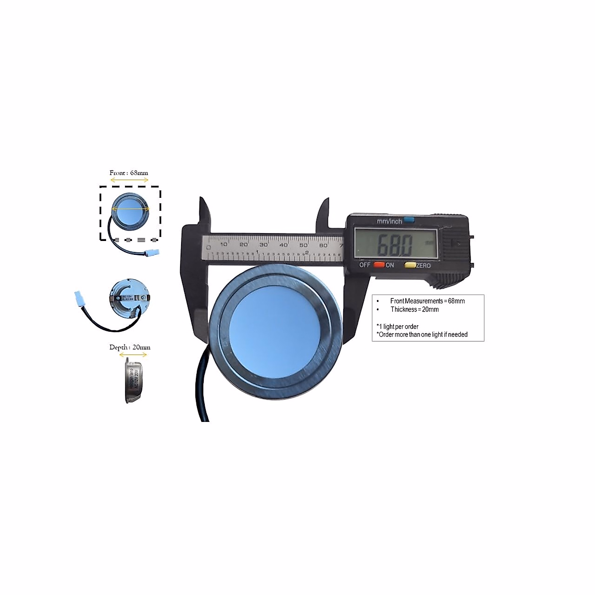 Kitchen Appliance Light Replacement-Kitchen Appliance Light Part YR-28B-Ideal for Range Hoods-Range Hood Light Great for Kitchen Appliances