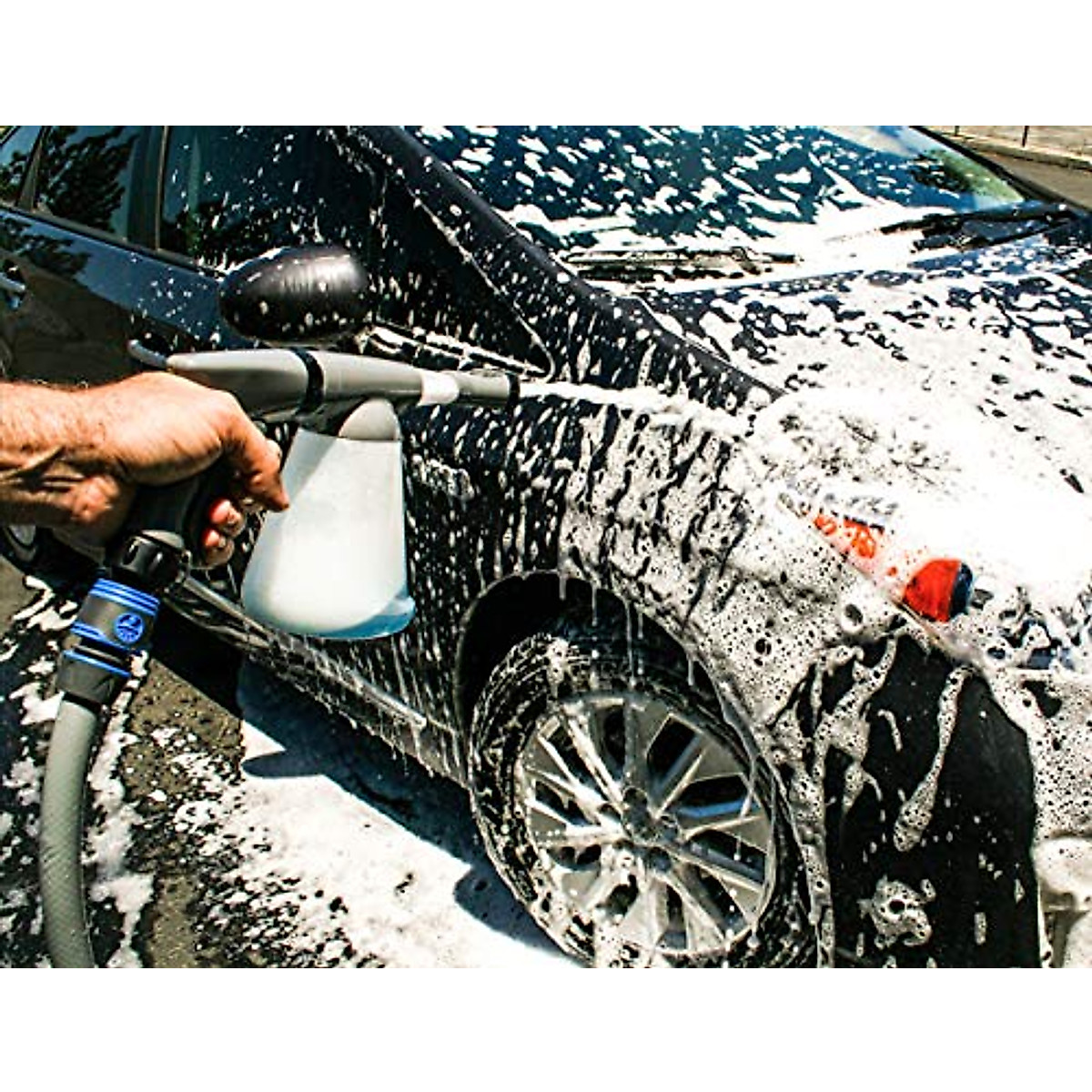 Carrand 92230 Suds-N-Spray Foaming Wash System, Black