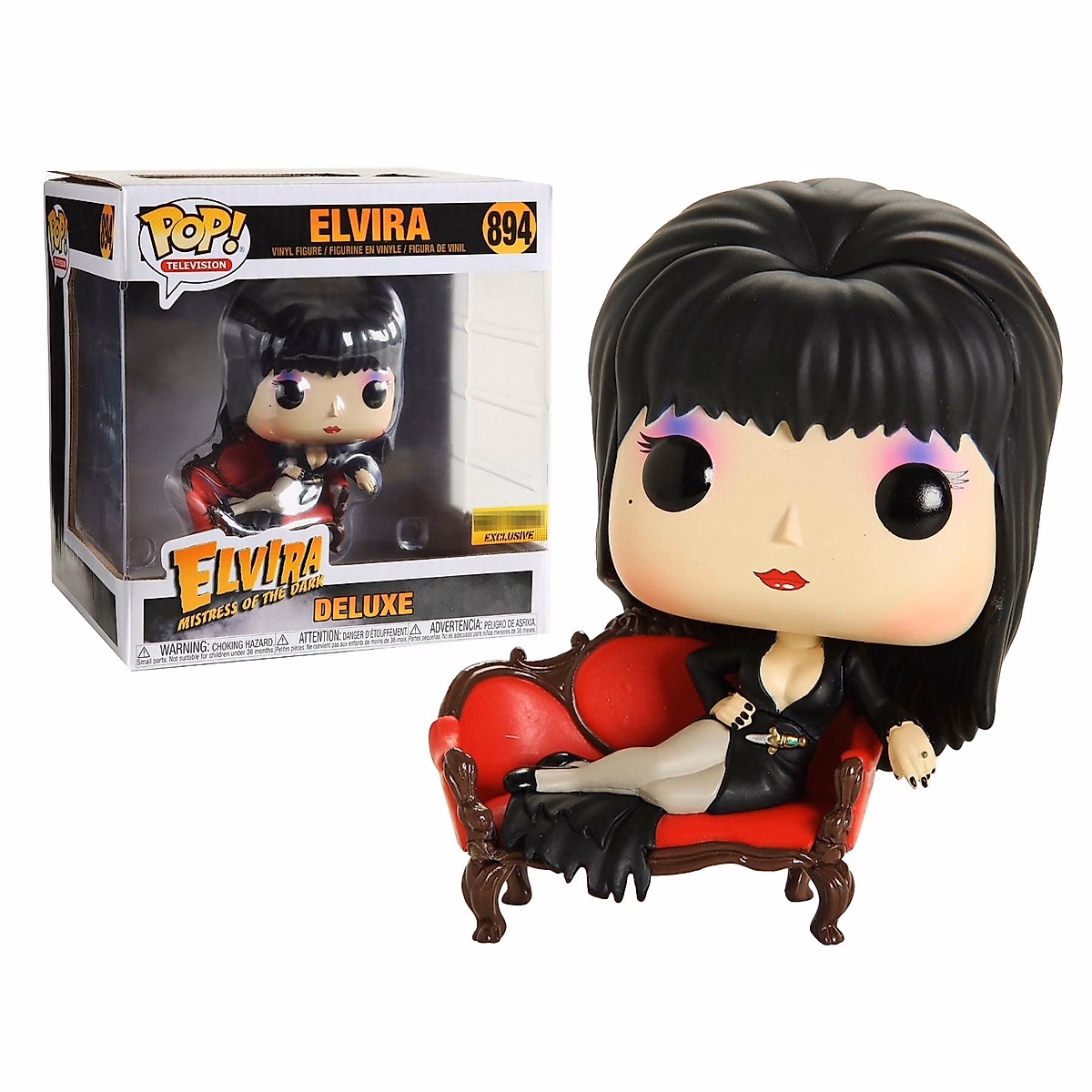 Funko Pop! Deluxe: Elvira Mistress of The Dark - Elvira on Couch (Exclusive)