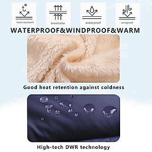 LAVIQK 1-7 Years Baby Boys Girls Toddlers Winter Coats Puffer Jacket with Removable Fur Hooded Down Snow Jacket Warm Fleece Coat Outerwear