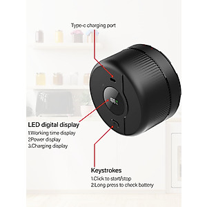 Electric Vacuum Sealer Kit - Wide & Regular Mouth Mason Jar Vacuum Sealer for Food Storage