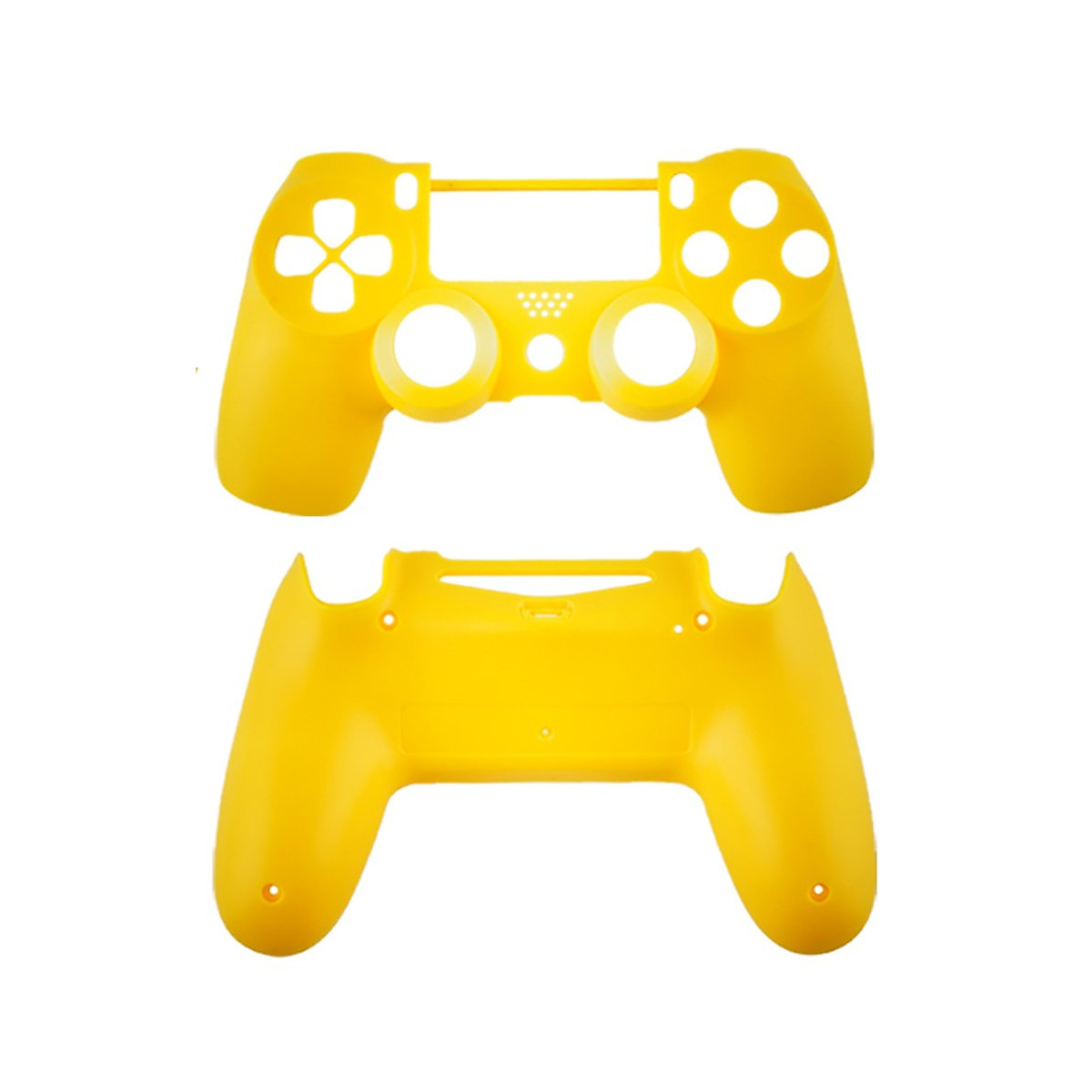 Ambertown Replacement Full Housing Shell Case Cover with Buttons Mod Kit for PS4 Pro Slim for Sony Playstation 4 Dualshock 4 PS4 Slim Pro Wireless Controller - Yellow