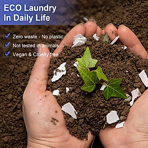 Binbata Laundry Detergent Sheets, 200 Loads Fresh Linen Scent Hypoallergenic Eco-Friendly Laundry Sheets, Biodegradable Plastic Free Liquidless Laundry Sheets Detergent Suitable for Sensitive Skin