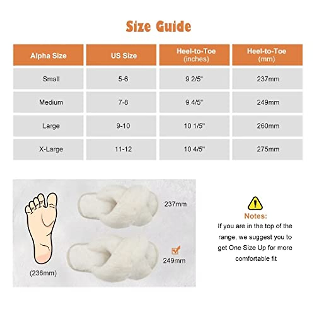 DOIOWN Women's Fuzzy Beige Slippers Memory Foam Cute House Slippers Plush Fluffy Furry Open Toe Home Shoes Bridal Bridesmaid Gifts for Wedding (Size 9-10)