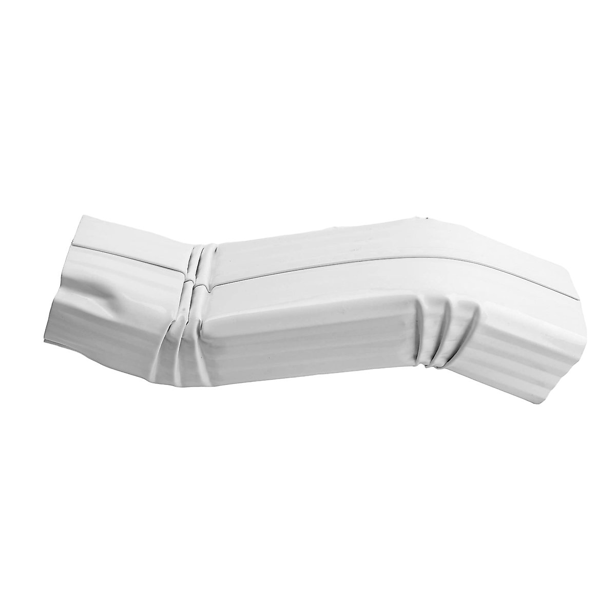 Gutter Downspout OFFSET White (Gloss) Aluminum gutter downspout elbow extensions. (2X3 A-Style)