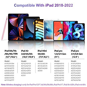 Wireless Charging Apple Pencil 2nd Generation, iPad Pencil 2nd Generation with Tilt Sensitive Palm Rejection, Magnetic Apple Pen for iPad 6/7/8/9/10, iPad Mini 5/6, iPad Air 3/4/5, iPad Pro 11"/12.9"