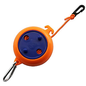 Longdex 8M telescopic clothesline portable windproof adjustable box-type rope , adjustable clothesline with 10 windproof clothespins, Multi-Functional.