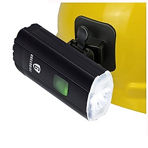 GREERRIDE Rechargeable Hard Hat Light - Firefighter Helmet Light, Flashlight with Hard Hat Light Mount for Fire Helmet Light and Welding Hardhat Light (Front Light)