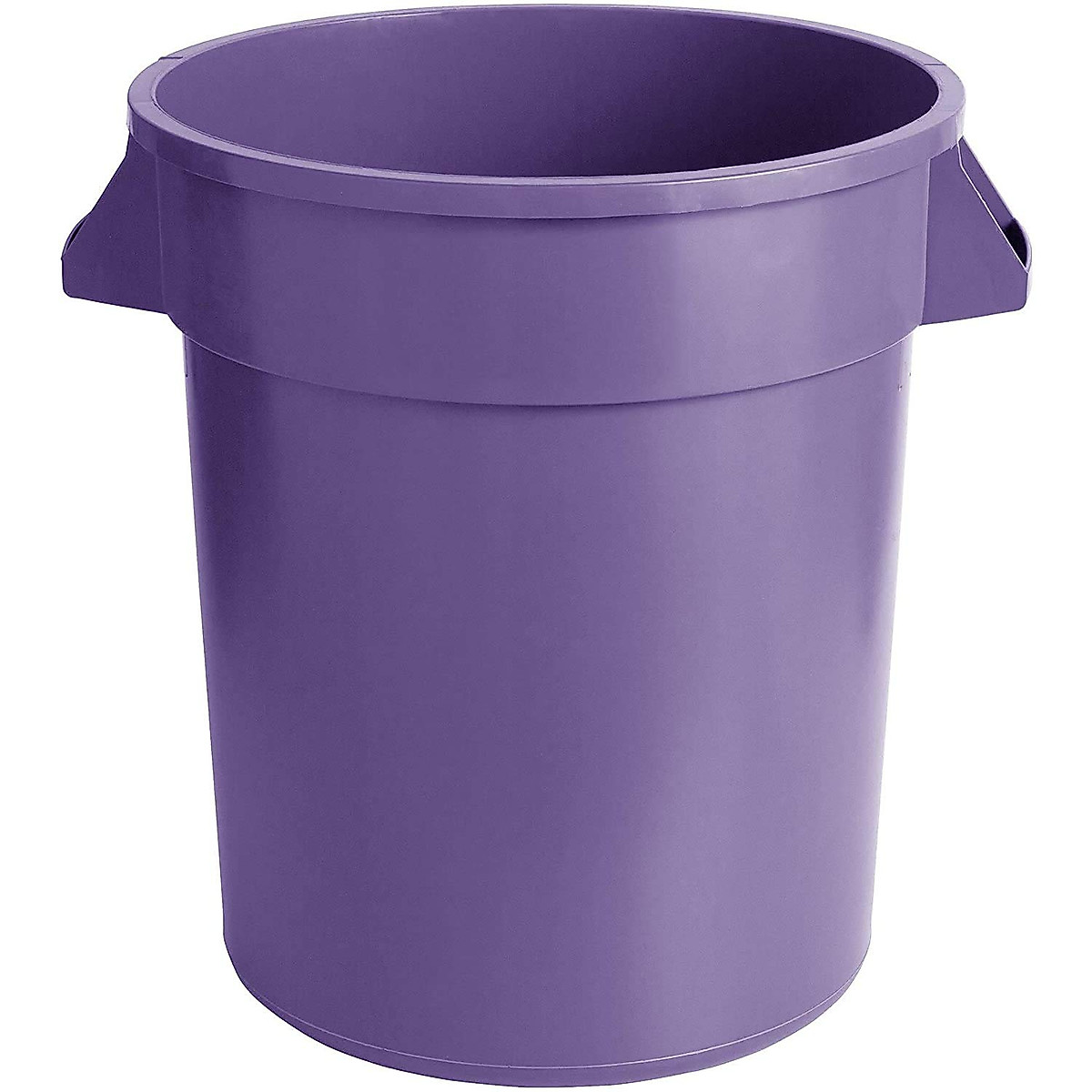 PRO&Family 80 Qt. / 20 Gallon / 75 Liters Purple Round Commercial Trash Can/Ingredient Bin. Trash Bin Kitchen Garbage Can Waste Basket Recycle Bin