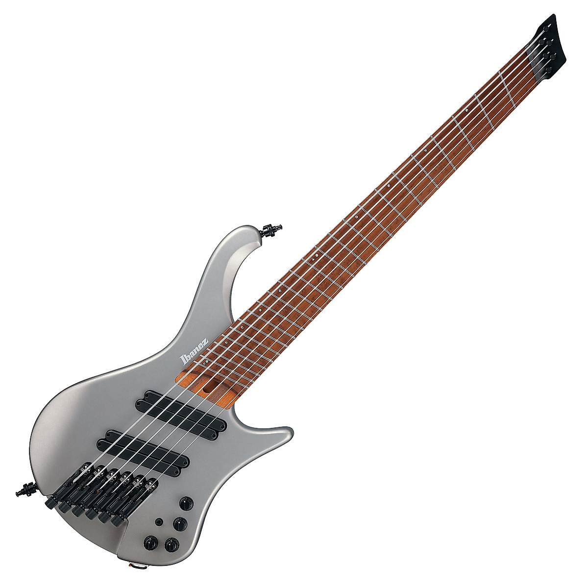 Ibanez Bass Workshop EHB1006MS 6-string Bass Guitar - Metallic Gray Matte