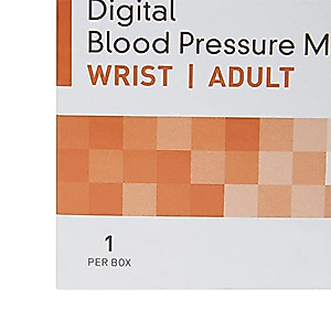 McKesson Digital Blood Pressure Monitor, Wrist Cuff, One Size Fits Most, 1 Count