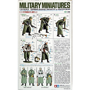 Tamiya German Assault Infantry w-Winter Gear 1/35
