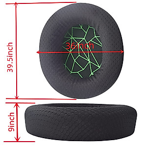 Arctis Pro Replacement Earpads Soft Ear Cushions Cover Compatible with SteelSeries Arctis9 Arctis7 Arctis5 Arctis3 Arctis1 and Arctis pro Wireless Gaming Headphones (Arctis-Black&Green)
