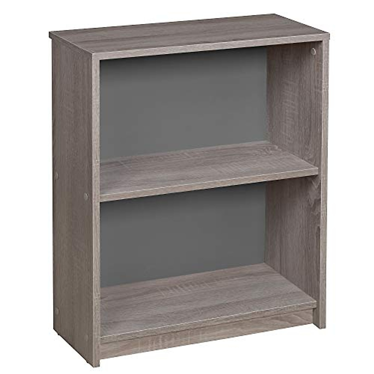 Niche Lux 28 in Home 2 Tier Open Shelf Wood Bookcase- Latte