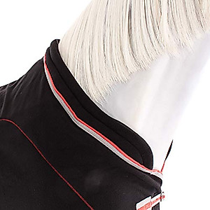 WeatherBeeta Therapy-Tec Fleece Standard Neck, Black/Silver/Red, 78"