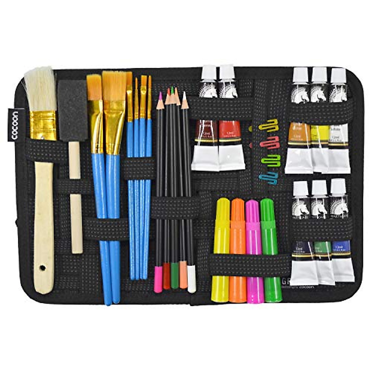 Cocoon CPG10BK GRID-IT!® Accessory Organizer compatible with Tablets - Medium 12" x 8" (Black)