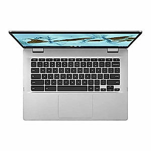 NewASUS Chromebook 14 Inch FHD Laptop Computer PC for Business Student with 4GB RAM 128GB eMMC Intel Celeron N4020 WiFi Bluetooth Webcam Type-C Online Class Ready Chrome OS 1-Week AimCare Sup